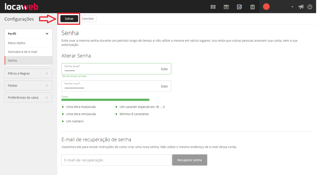 Como alterar a senha do seu email da Locaweb - Blog - Ravel Tecnologia