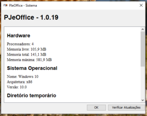 Não foi possível verificar o código de segurança PJeOffice - Blog