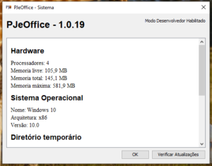 Não foi possível verificar o código de segurança PJeOffice - Blog